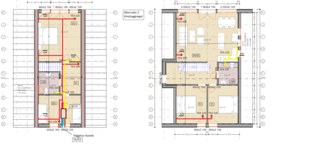 Komplett installation av ventilationssystem till ett fritidshus i ...