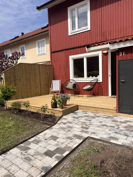 Lagning av altandörr och karm efter inbrottsförsök i Sollentuna ...